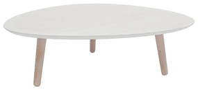 Bílý konferenční stolek z jasanového dřeva Ragaba Contrast Pick
