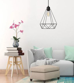Toolight - Stropní lampa Reno 1xE27 180986, černá, OSW-00011