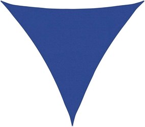 Stínicí plachta 160 g/m² trojúhelník modrá 5 x 5 x 5 m HDPE 311537