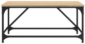 Konferenční stolek dub sonoma 75 x 50 x 35 cm kompozitní dřevo - Default Title