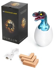 Verk Group Dinosaur noční světlo tyranosaur vejce rgb vedl vejce světlo pro děti