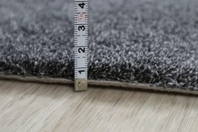 Spoltex, Metrážový koberec Elizabet 176 šedá, na míru, šíře 4m, šedá, filc, ložnice