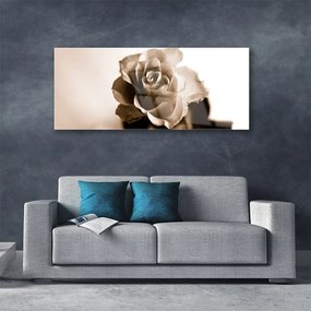 akrylový obraz Růže Květ 125x50 cm