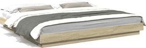 vidaXL Rám postele 180 x 200 cm kompozitní dřevo [3281168] Barva: dub sonoma