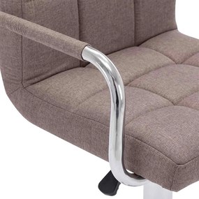 Barová židle taupe textil 283418