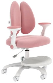 Dětská rostoucí židle Neoseat KIDDY TWO — látka, růžová