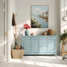 Tištěný obraz s rámem 60x80 cm Quiet Bay – Styler