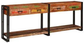 Konzolové stolky 2 ks Vícebarevný 200 x 33 x 75 cm 3324228