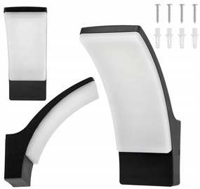 BERGE Venkovní nástěnná LED lampa 12W - neutrální barva