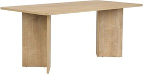 Jídelní stůl v dekoru dubu 90x180 cm Linza – Kalune Design