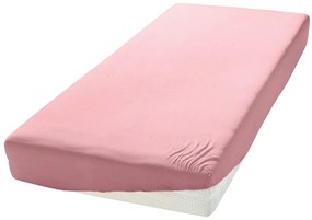Jersey prostěradlo Růžové Dreamee Rozměr: 160x200 cm