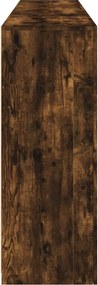 Příborník s LED osvětlením kouřový dub 181,5 x 37 x 100 cm 3209181