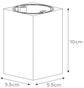 Lucide 09916/06/36 - LED Stmívatelné bodové svítidlo DELTO 1xGU10/5W/230V šedá