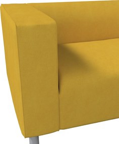 Potah na pohovku Kilppan 4-místná barva žlutá látka pletený vzor