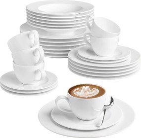 XXXLutz KOMBINOVANÁ SOUPRAVA 30dílné, porcelán keramika Seltmann Weiden - Kolekce nádobí - 0031230379