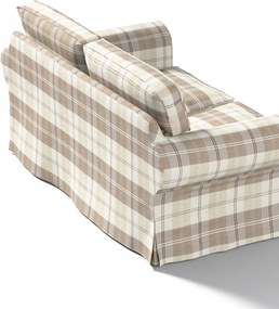 Potah na pohovku IKEA  Ektorp 2-místná, nerozkládací barva béžová látka pletený vzor, vzorované