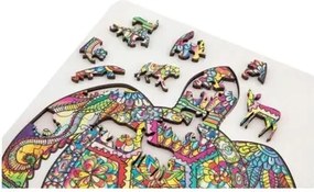 MOXY Obrysové puzzle Želva / 130 dílků