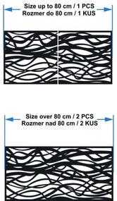 Dřevěný nástěnný obraz s větvemi I SENTOP PR0195