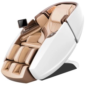 RSROYAL Luxusní masážní křeslo 4D RS 8900/W regenerační křeslo masážní pro relaxaci těla