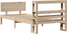 Rám postele s čelem 90 x 190 cm masivní borovice 3306072