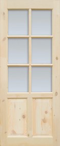 Posuvné Interiérové dveře Radex CZAPLA 6S Šířka dveří: 100 cm