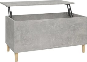 vidaXL Konferenční stolek 90 x 44,5 x 45 cm kompozitní dřevo [819584] Barva: Betonová šedá