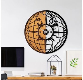 Asir Nástěnné hodiny pr. 56 cm 1xAA dřevo/kov 539TNL1169