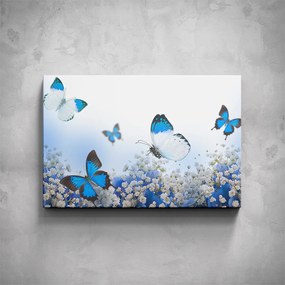 Obraz - Modrý motýl - PopyDesign