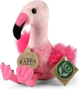 RAPPA Plyšový plameňák 15 cm / ECO-FRIENDLY / od 0 měsíců