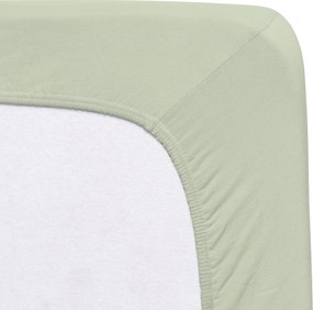 XXXLutz ELASTICKÉ PROSTĚRADLO, žerzej, světle zelená, 90-100/200-220 cm Florella - Prostěradla - 004388002505