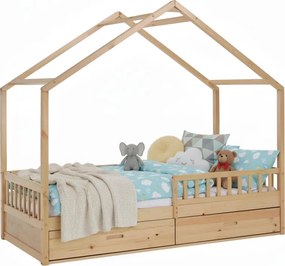 Postel Montessori BIANKA, 90x200, masiv přírodní Kondela 0000396818