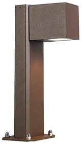 Chytrá venkovní stojací lampa rezavě hnědá 30 cm IP44 vč. WiFi GU10 - Baleno