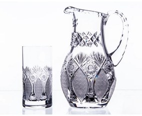 Onte Crystal Bohemia Crystal ručně broušená souprava na vodu Exclusive 1+4