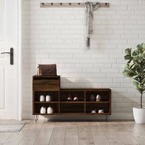 Botník 102X36X60 Cm Kompozitní Dřevo - Kouřový dub