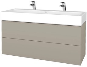 Dřevojas Koupelnová skříň VARIANTE SZZ2 120 Varianta: N01 Bílá lesk / N07 Stone