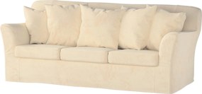 Potah na pohovku IKEA  Tomelilla 3-místná nerozkládací barva ekr látka lesklé, sametová