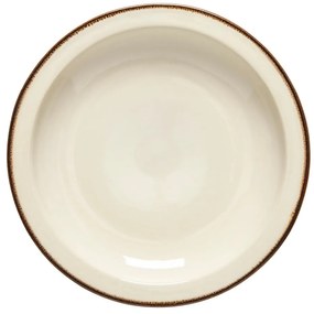 Dezertní talíř z kameniny v cihlovo-béžové barvě ø 20 cm Poterie – Casafina