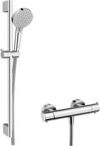 Hansgrohe - Sprchový set s termostatem, 2 proudy, EcoSmart, chrom 26960000ROZ1