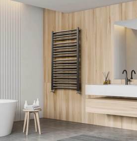 Regnis 3D Slza, Topné těleso 540x675mm, 389W, černá matná, L3D70/50/BLACK