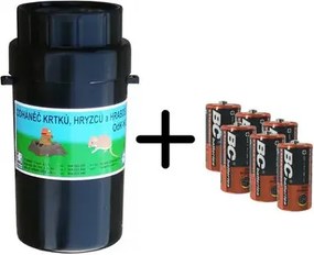 Format1 OdKH2 + baterie - Plašič krtků  hryzců  hrabošů / s náhodně se