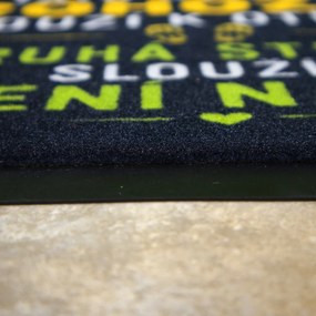 Mercury Flooring, Rohožka Slouží 40x60 cm, 40x60, černá