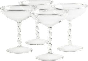 Skleničky v sadě 4 ks na koktejly 220 ml Yuko – Jotex