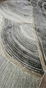 HU Šedo-béžový abstraktní koberec Rio 936A-D.grey-Beige Rozměr: 60x100 cm