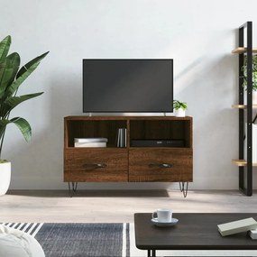 TV skříňka hnědý dub 80 x 36 x 50 cm kompozitní dřevo