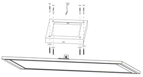 Eglo 900045 - LED Stmívatelné stropní svítidlo SALOBRENA-Z LED/21,5W/230V bílá