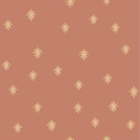 Dekornik Tapeta hvězdy oranžová 280×50 cm