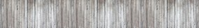 DIMEX | Fototapeta do kuchyně Stará vybledlá prkna KI-420-291 | 420 x 60 cm | šedá