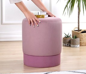 Atelier del Sofa Taburet Ropp - Pink, Růžová