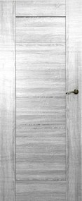 posuvné interiérové dveře do pouzdra IBIZA plné, model 1 Průchozí rozměr: 70 x 197 cm, Orientace dveří: Levé dveře, Dekor: Dub šedý