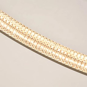 Toolight Toolight, LED stropní svítidlo 60cm, 55W, 3500lm + dálkové ovládání, APP1772-CP, zlatá matná, OSW-06351
